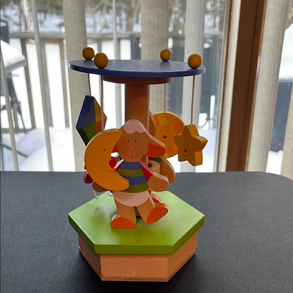 sevi 1831 | Toys | Sevi 831 Colorful Wooden Musical Carousel Toy | Poshmark